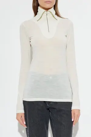 JIL SANDER Top With A Stand-up Collar