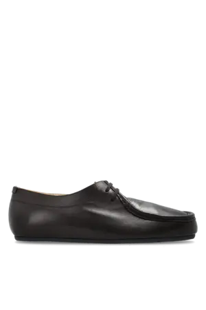JIL SANDER Leather Loafers - Brown