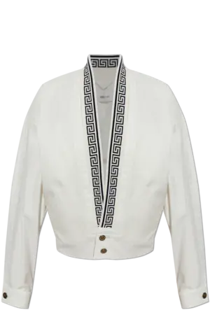 Versace Jacket With A Distinctive Greek Pattern
