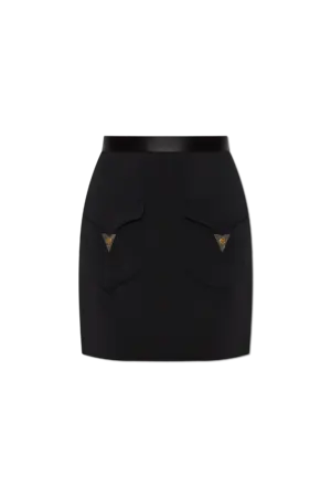 Versace Wool Skirt With Pockets