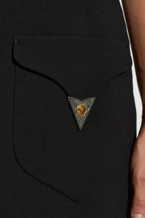 Versace Wool Skirt With Pockets