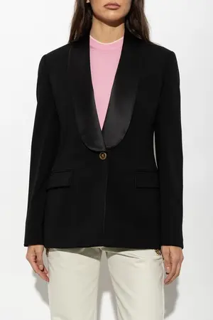 Versace Cropped Wool Blazer