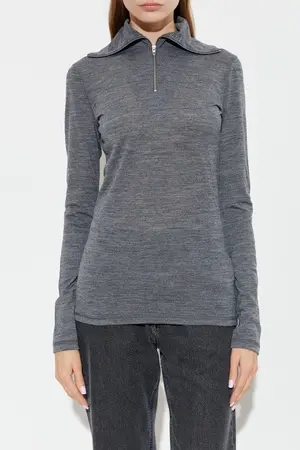 JIL SANDER Top With A Stand-up Collar