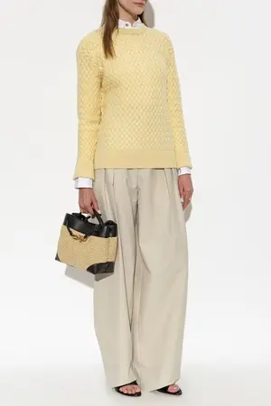 Bottega Veneta Wool Sweater With A Crew Neckline
