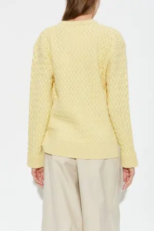 Bottega Veneta Wool Sweater With A Crew Neckline