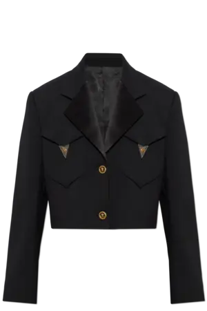 Versace Short Jacket With Appliqués