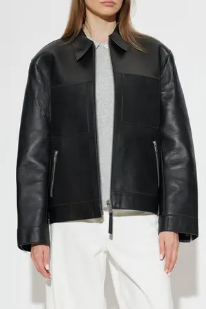 SAMSOE SAMSOE Sastevie’ Leather Jacket