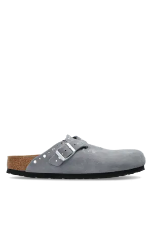 BIRKENSTOCK Boston Rivet Border’ Slides - Blue