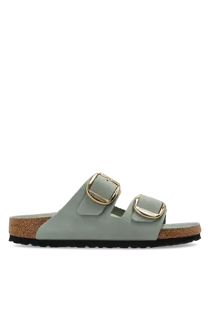BIRKENSTOCK Arizona Big Buckle" Slides - Green