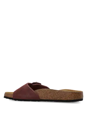 BIRKENSTOCK Madrid Cushion Buckle Suede’ Slides