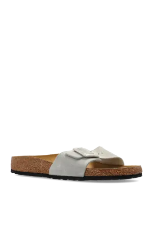 BIRKENSTOCK Madrid Cushion Buckle Suede’ Slides