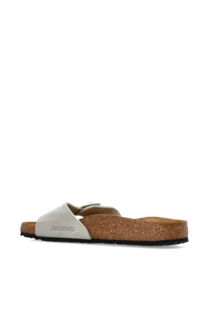 BIRKENSTOCK Madrid Cushion Buckle Suede’ Slides