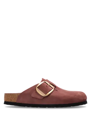 BIRKENSTOCK Boston Big Buckle' Slides - Pink