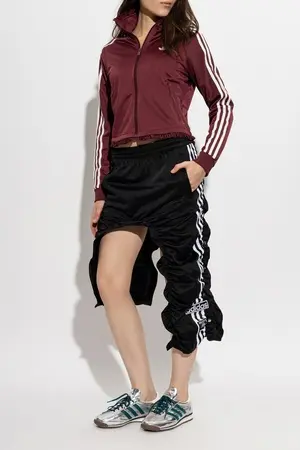 ADIDAS ORIGINALS Cropped Sweatshirt With Logo And Sporty Stripes