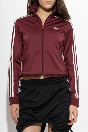 ADIDAS ORIGINALS Cropped Sweatshirt With Logo And Sporty Stripes