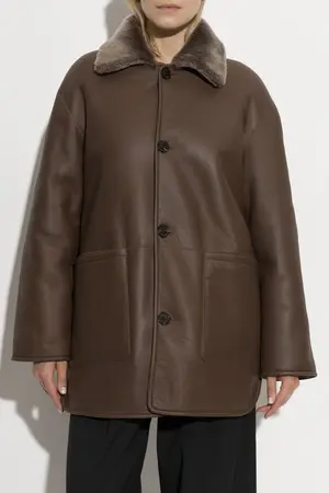 ARMA Reversible Shearling Coat - Brown