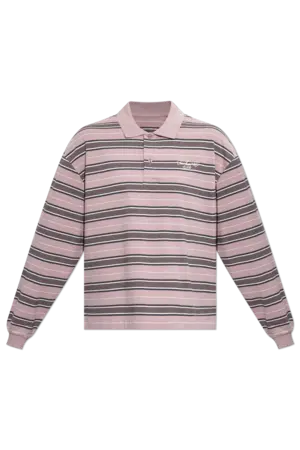 Carhartt Work In Progress Bronson" Long Sleeve Polo - Pink