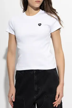 Carhartt Work In Progress T-shirt "small Heart Patch