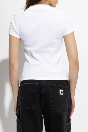 Carhartt Work In Progress T-shirt "small Heart Patch