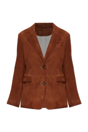 GOLDEN GOOSE Suede Jacket - Brown