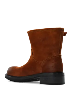 Versace Suede Ankle Boots