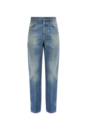 Versace Jeans With A 'vintage' Effect - Blue