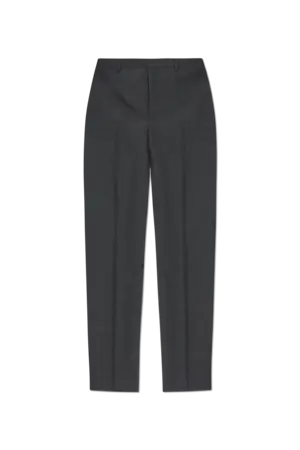 JIL SANDER Wool Pleated Trousers - Grey