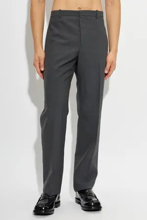 JIL SANDER Wool Pleated Trousers