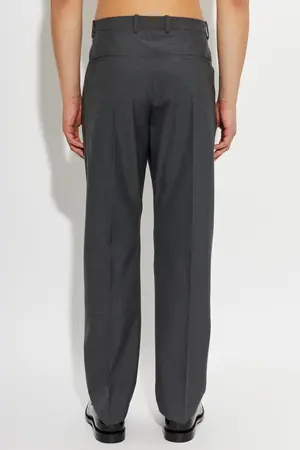 JIL SANDER Wool Pleated Trousers