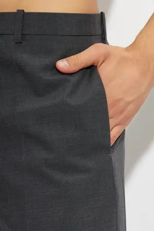 JIL SANDER Wool Pleated Trousers