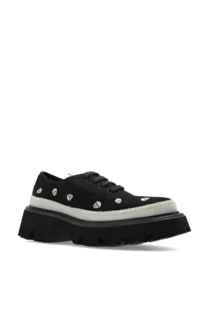 Alexander McQueen Ollie Platform Sneakers - Black