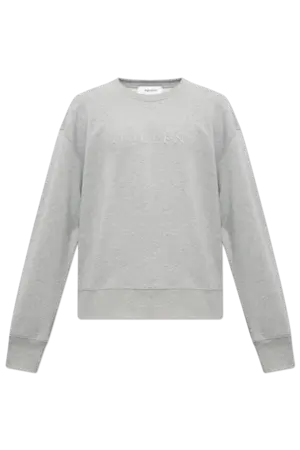 Alexander McQueen Sweatshirt With Logo - Grey