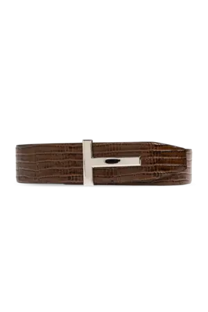TOM FORD Leather Belt - Brown