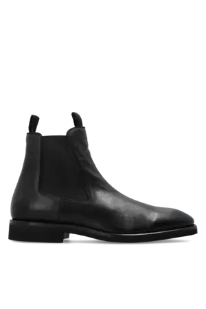 TOM FORD Leather Ankle Boots - Black