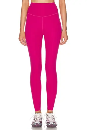 Splits59 Airweight 26 High Waist Legging In Pink - Sangria