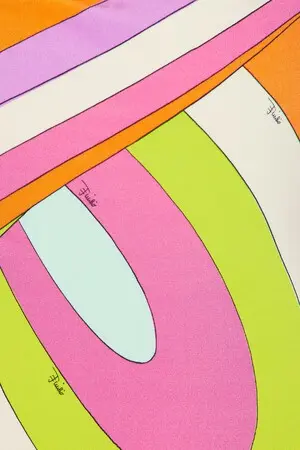Emilio Pucci Jersey Satin Slip Dress - Multicolor