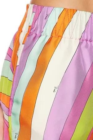 Emilio Pucci Silk Twill Short - Multicolor