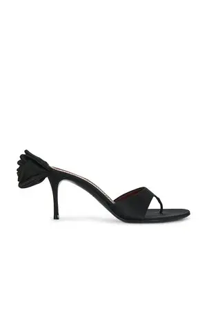 Magda Butrym Satin Flower Sandal Heel