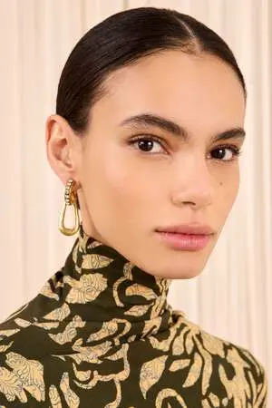 Ulla Johnson Chunky Teardrop Earring W/pave