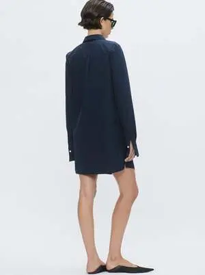 CALLAS MILANO Mattia Embroidered Shirt Dress
