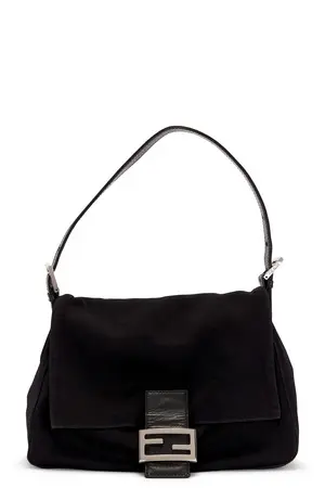 Fendi Mama Baguette Shoulder Bag - Black