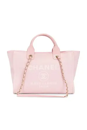 Chanel Small Deauville Tote Bag - Pink