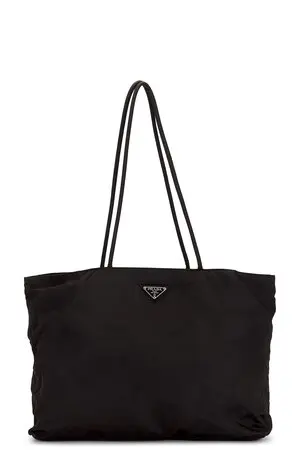 Prada Tessuto Tote Bag - Black