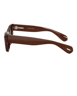 Oliver Spencer X Jil Sander Cat Eye Sunglasses - Brown