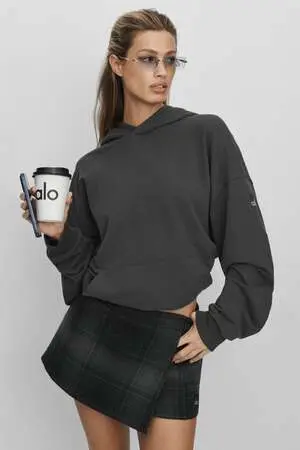 Alo Yoga Double Take Hoodie - Anthracite