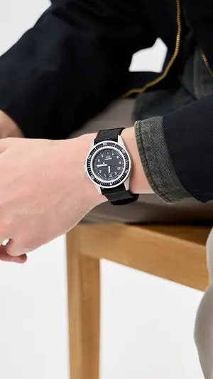 UNIMATIC Stainless Steel Automatic Diver Watch With Nylon Strap