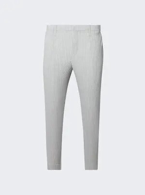 HOMME PLISSÃ ISSEY MIYAKE Homme Plissé Issey Miyake Tailored Pleated Pants - Light Grey