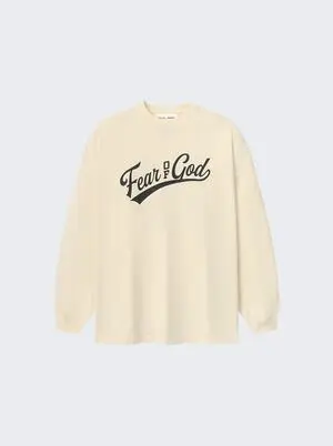 Fear Of God Merch Long Sleeve Tee Chalk
