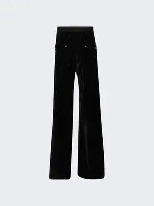 Rick Owens Wide Leg Bela Pants - Black