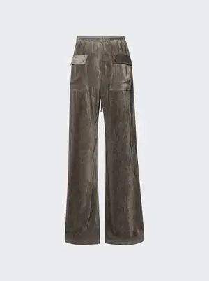 Rick Owens Wide Bela Pants Steel - Brown